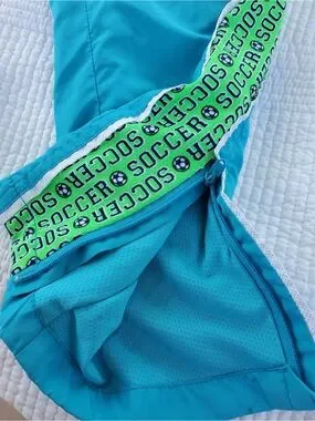 Justice | Bottoms | Justice Blue Jogger Sweatpants With Neon Green ...